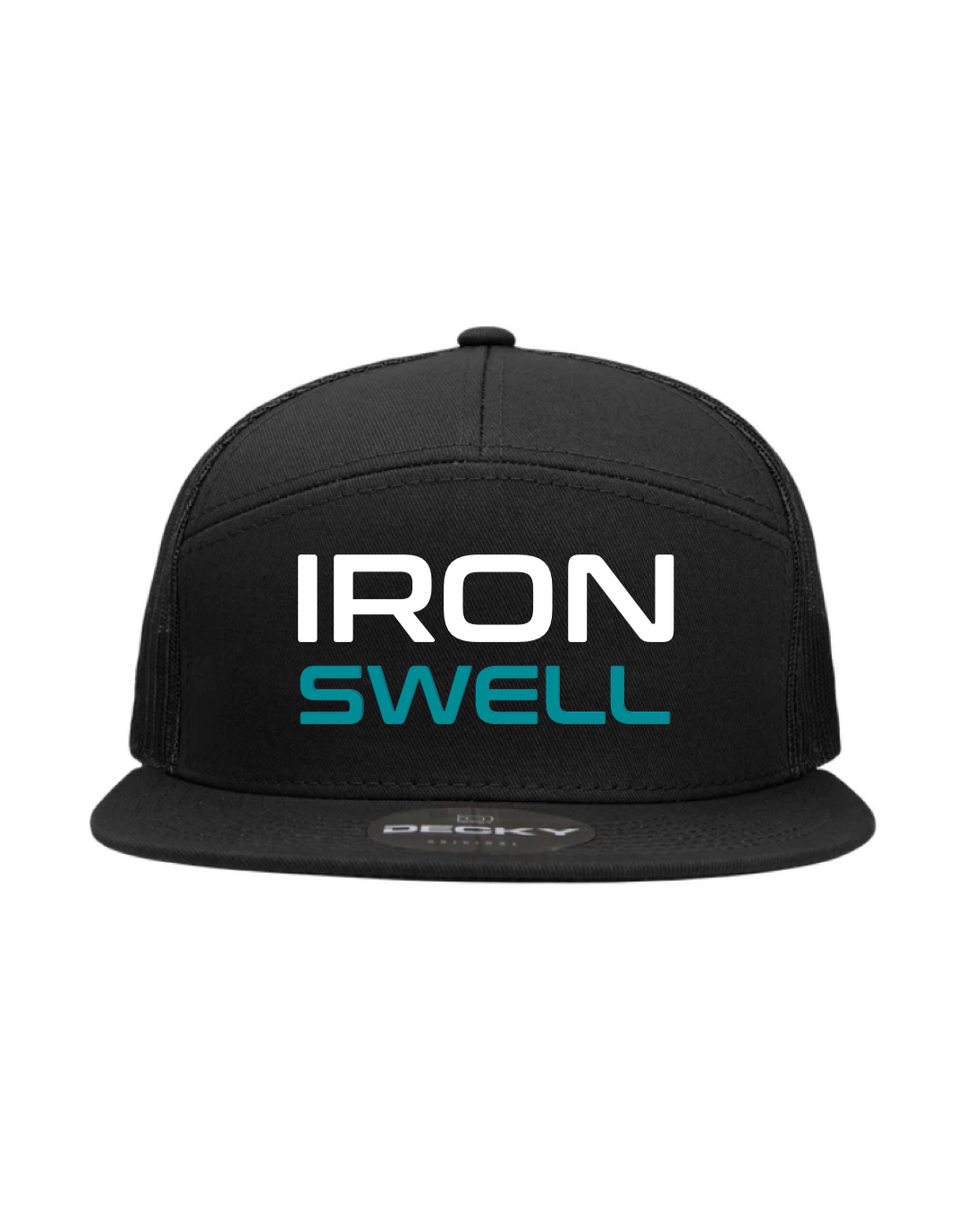 Signature Snapback Hat - Black – Iron Swell Co.